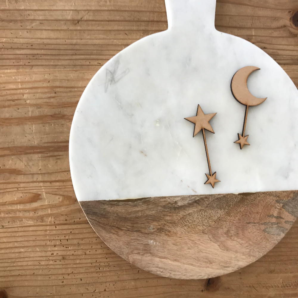 &merci Cake Topper moon & star – cuccu